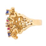 Vintage Multi-Gemstone Statement Ring, c.1960s | Farringdons Jewellery