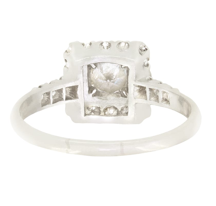 Art Deco 0.50ct Diamond Cluster Ring, c.1920s | Farringdons Jewellery